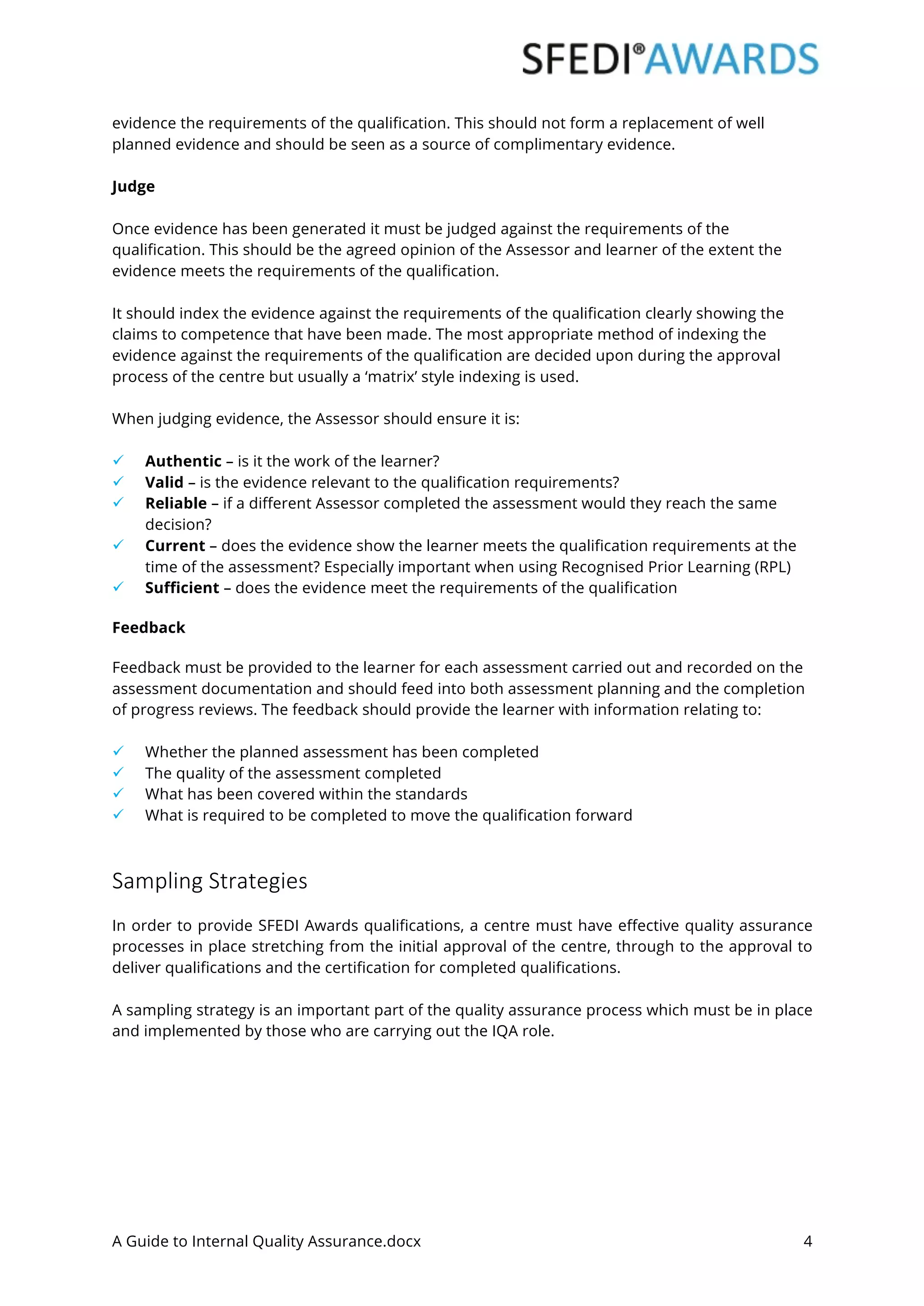 A guide-to-internal-quality-assurance | PDF | Educational Assessment ...