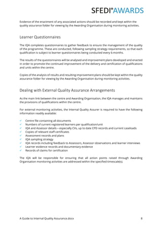 A guide-to-internal-quality-assurance | PDF | Educational Assessment ...