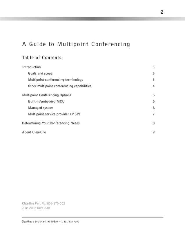 A Guide to Multipoint Conferencing | PDF | Web Conferencing | Computer Software and Applications