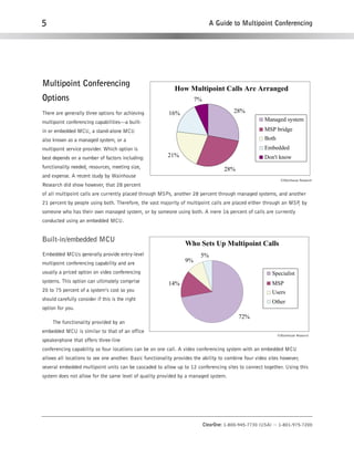 A Guide to Multipoint Conferencing | PDF | Web Conferencing | Computer Software and Applications