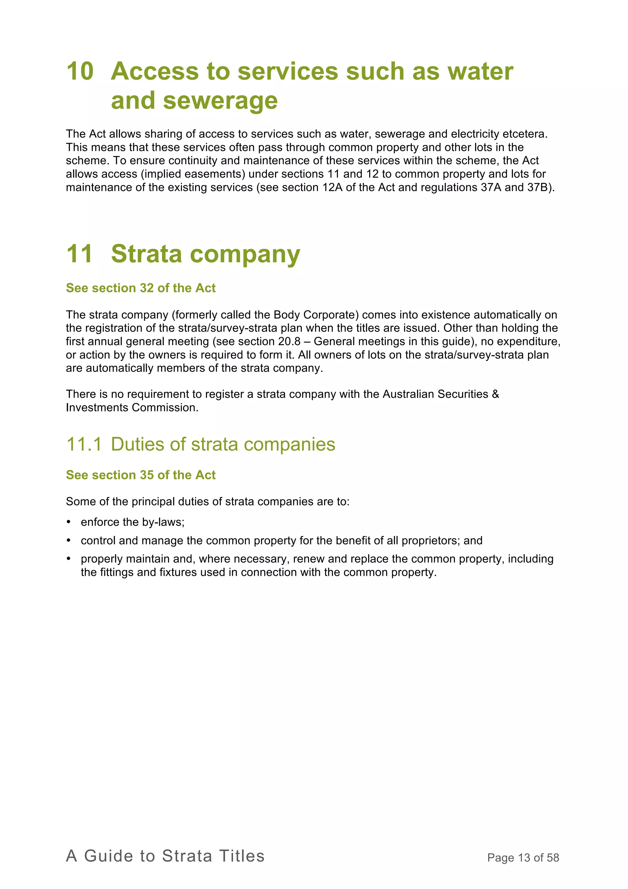 A Guide to Strata Titles in WA | PDF