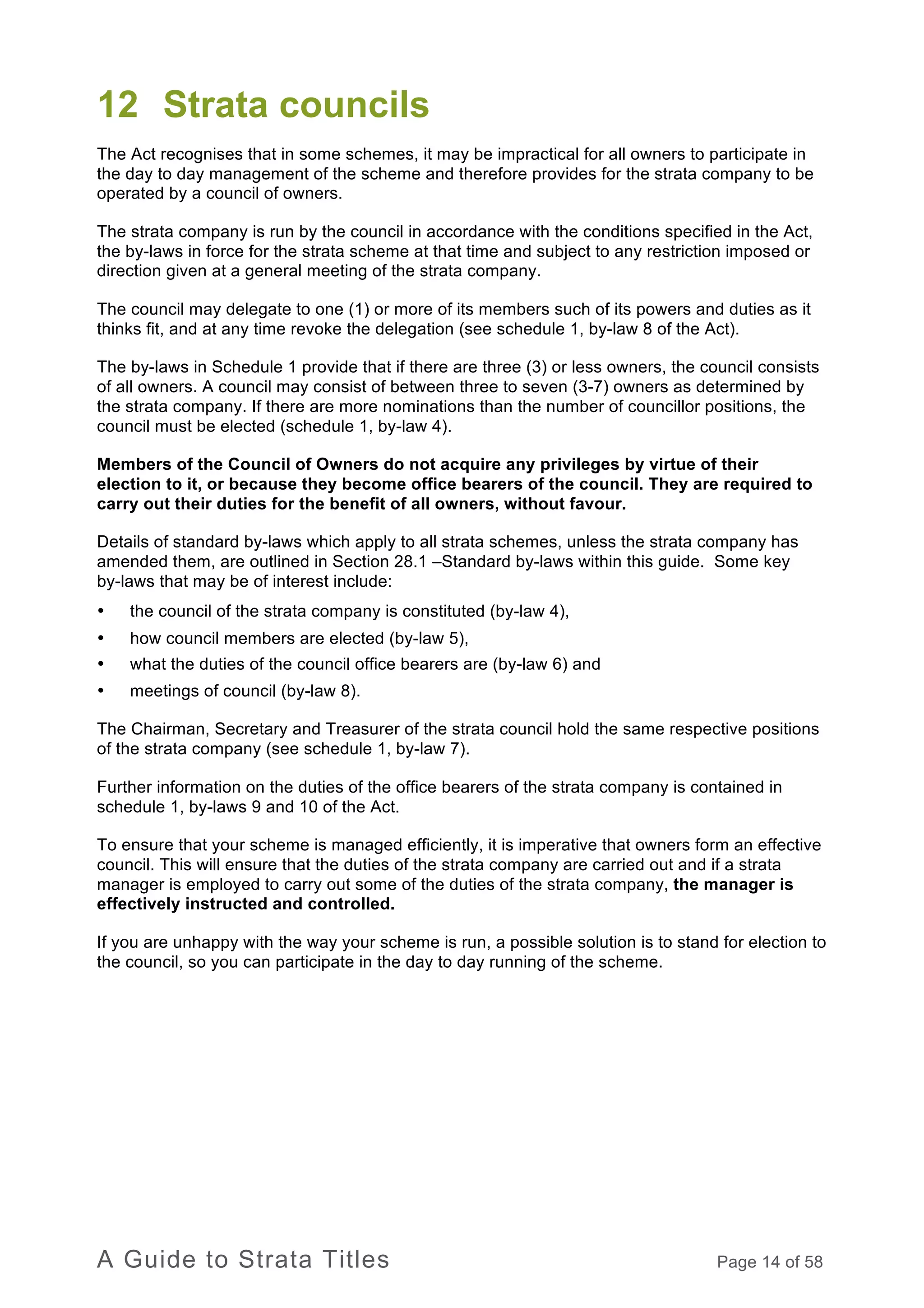 A Guide to Strata Titles in WA | PDF