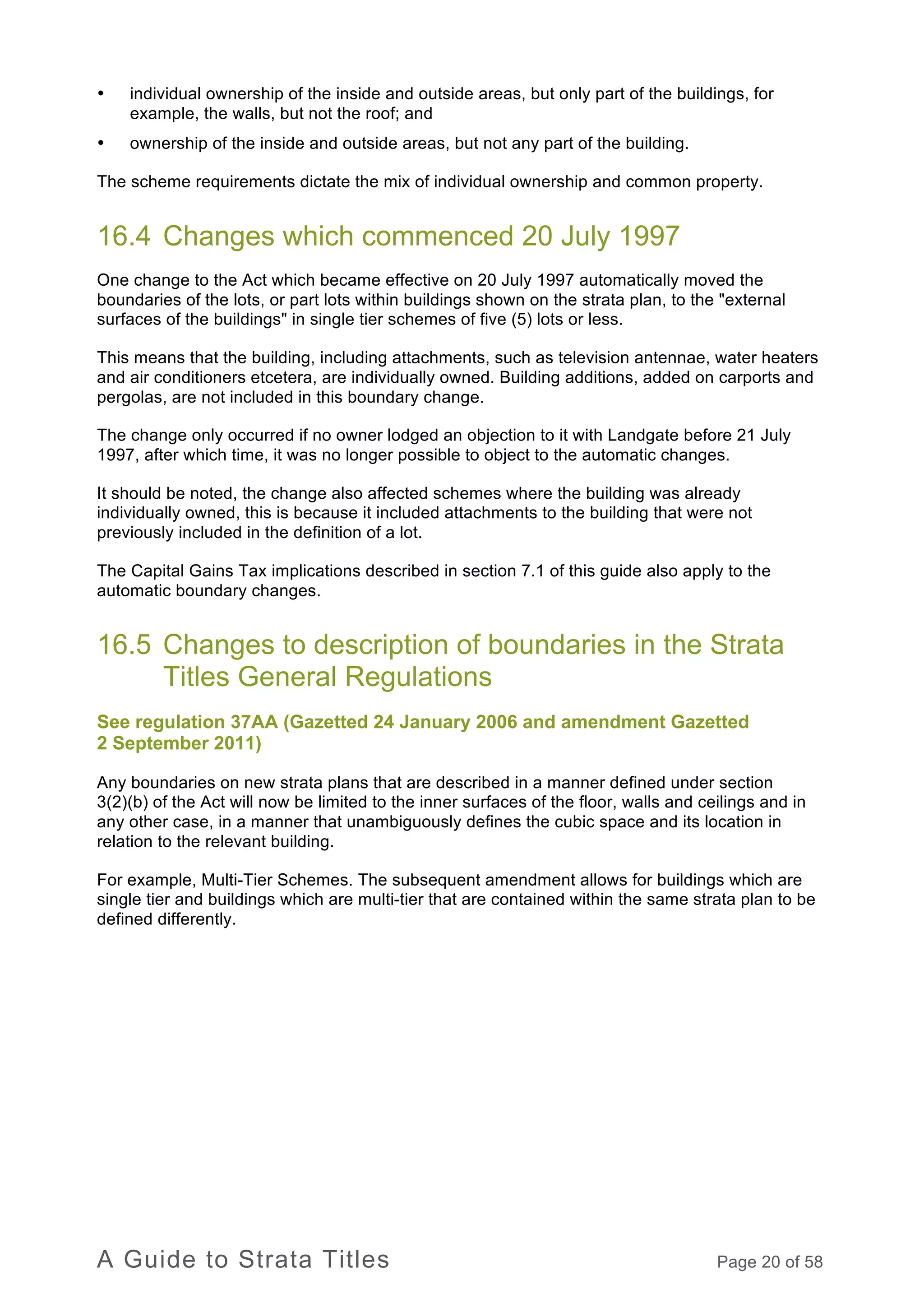A Guide to Strata Titles in WA | PDF