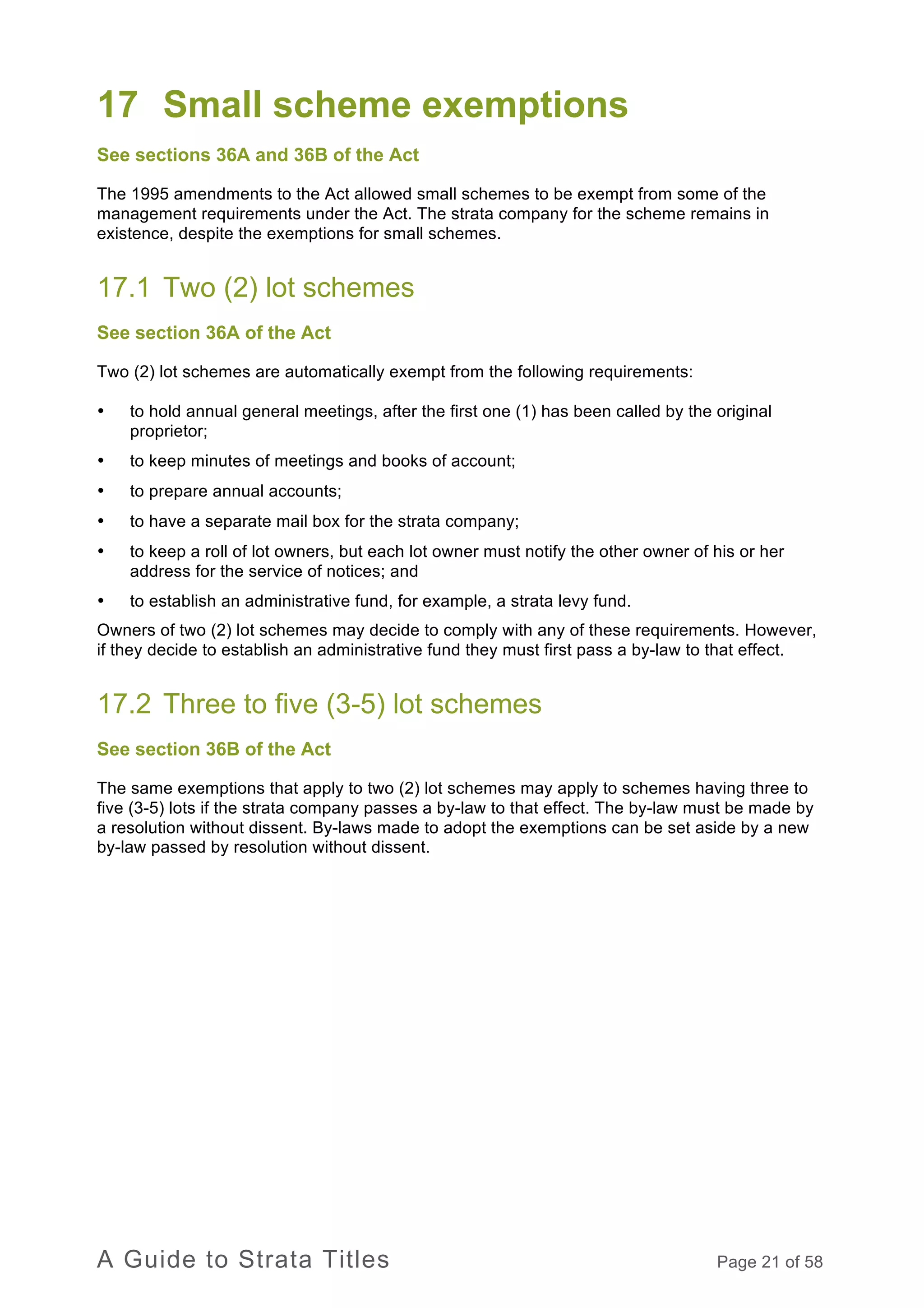 A Guide to Strata Titles in WA | PDF