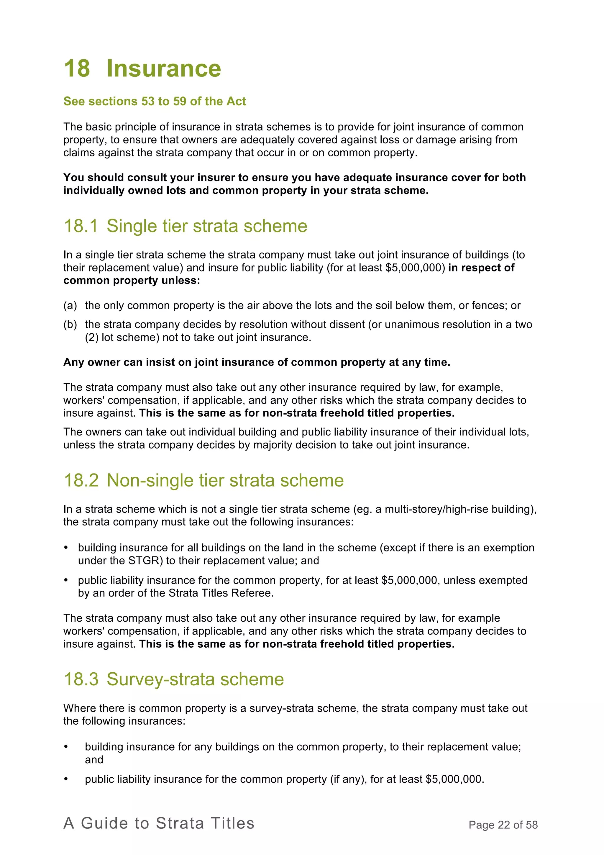 A Guide to Strata Titles in WA | PDF