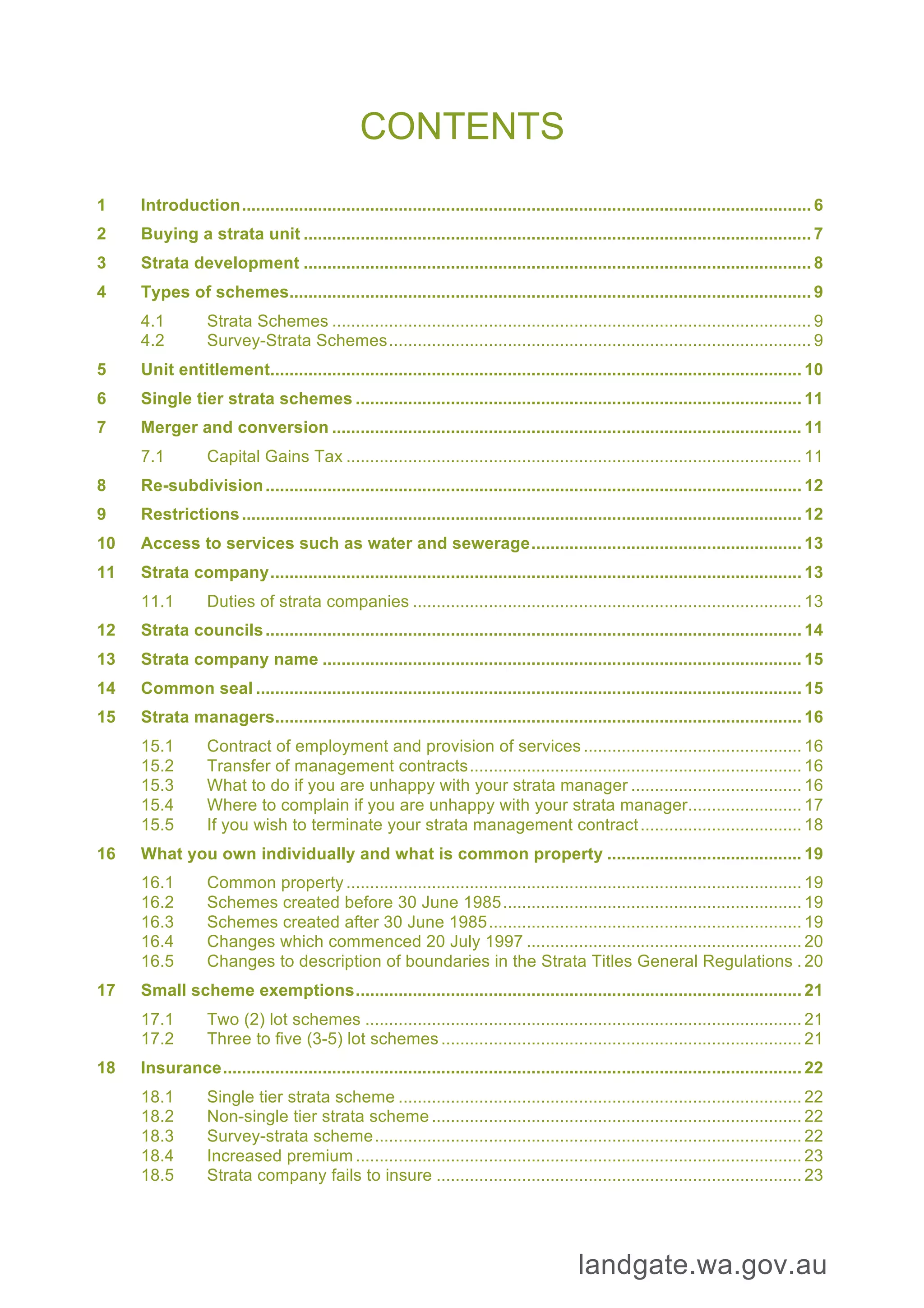 A Guide to Strata Titles in WA | PDF