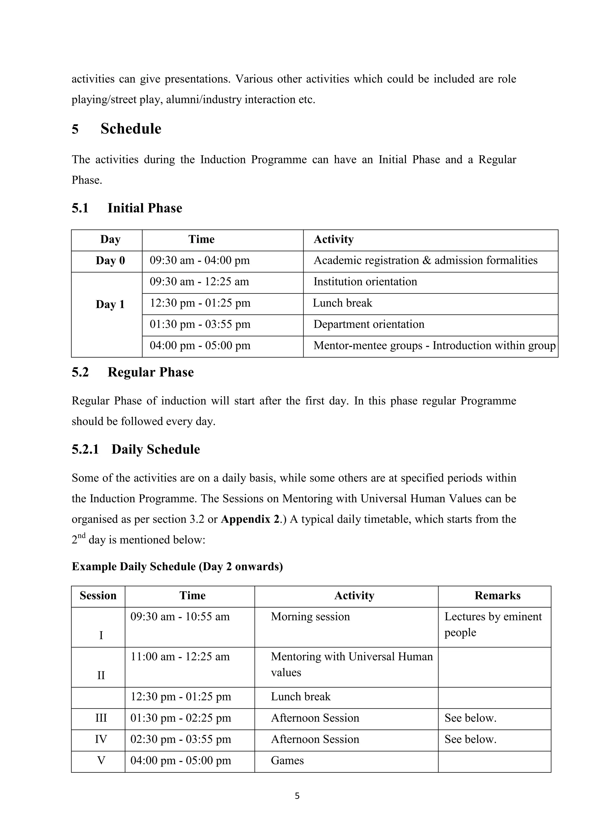 A guide to student induction programme by ugc | PDF