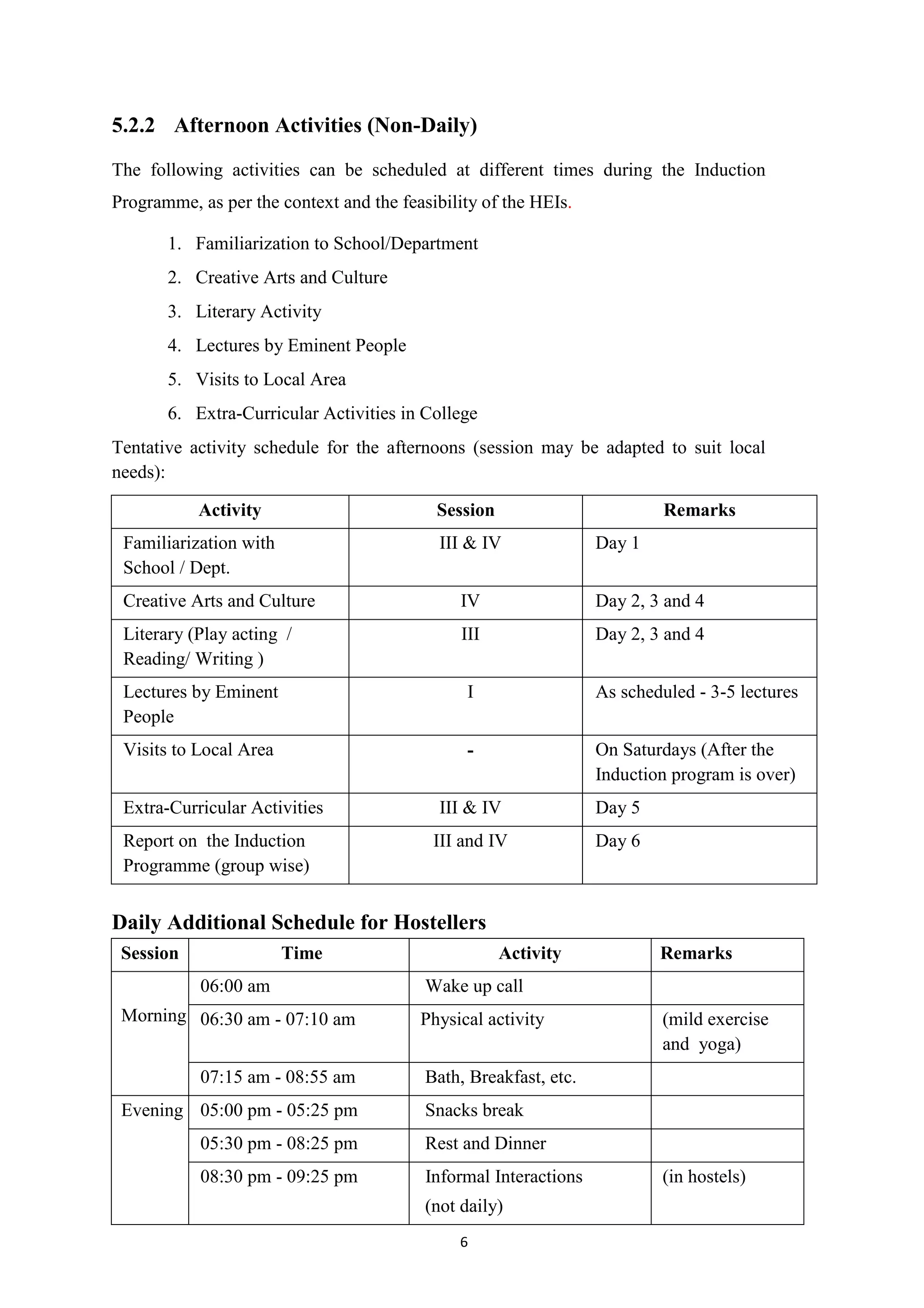 A guide to student induction programme by ugc | PDF