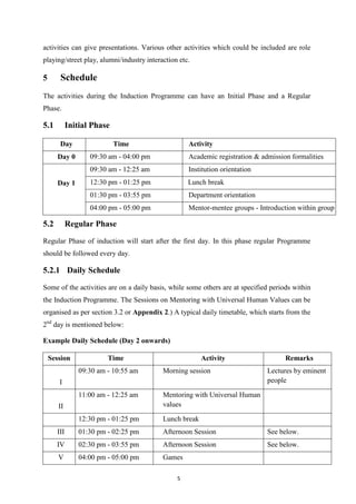 A guide to student induction programme by ugc | PDF