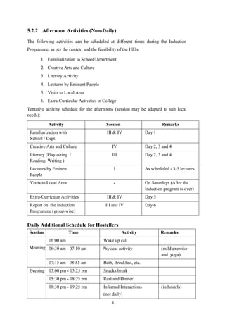 A guide to student induction programme by ugc | PDF