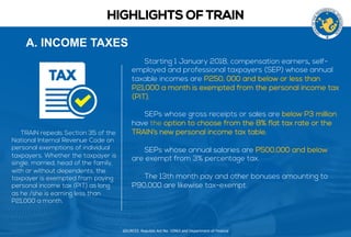 A guide to TRAIN (Tax Reform for Acceleration and Inclusion) | PDF