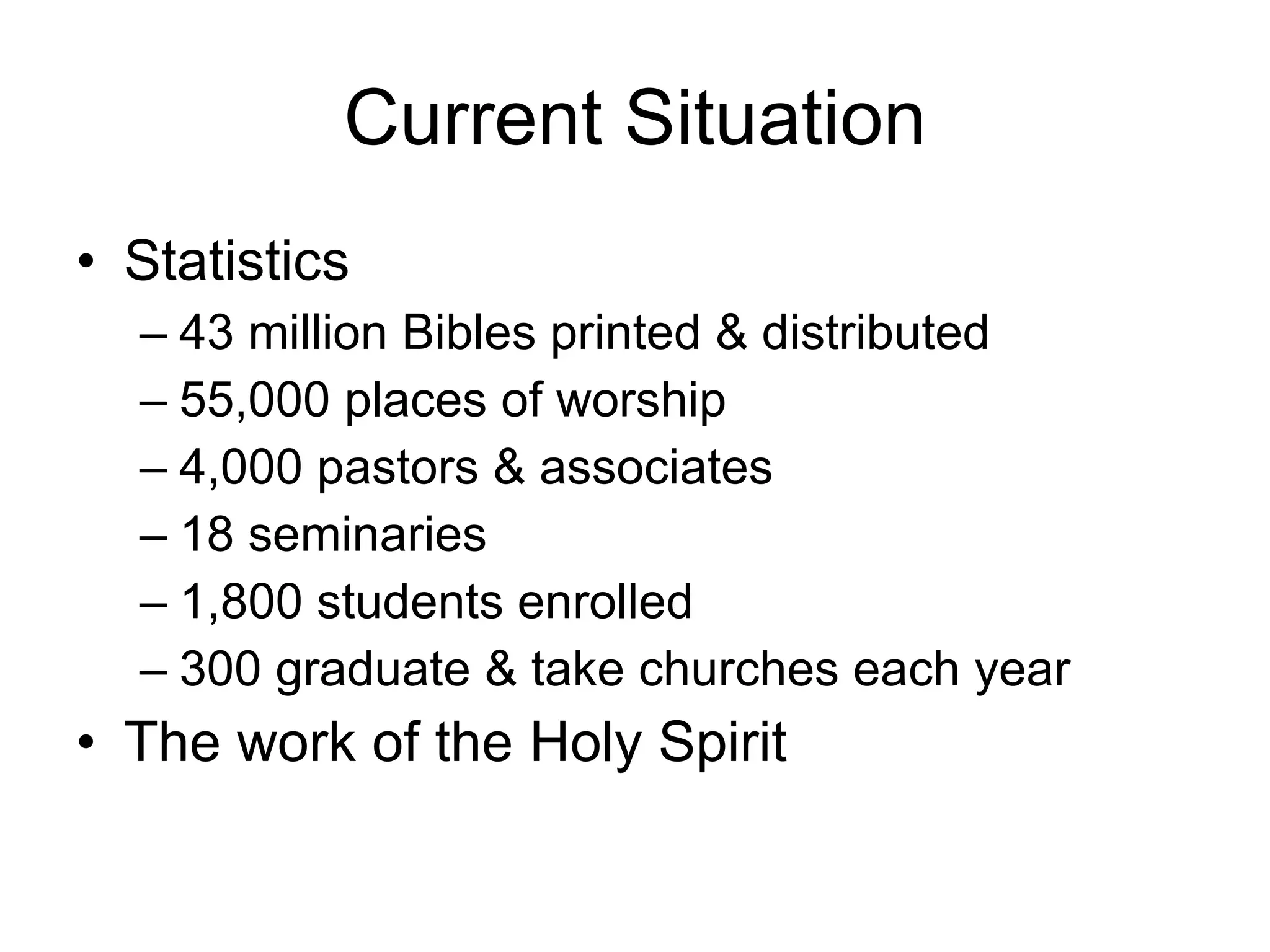 A History Of The Protestant Church In China | PPT