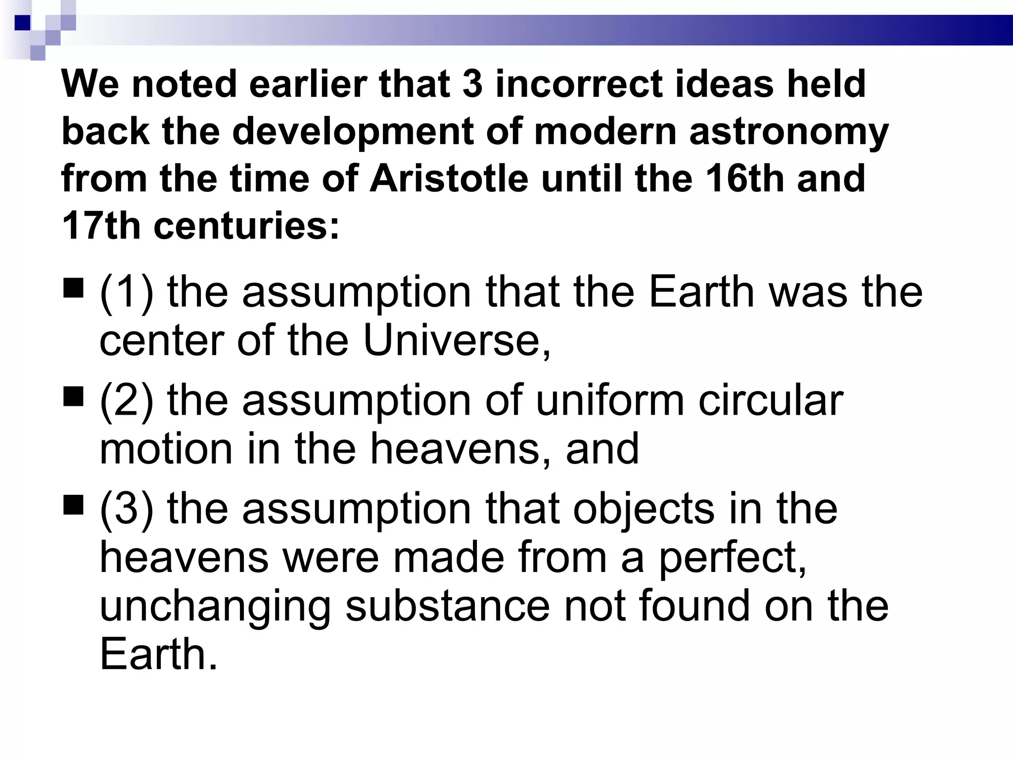 A. history of astronomy | PPT
