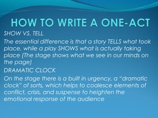A how to write a play | PPT