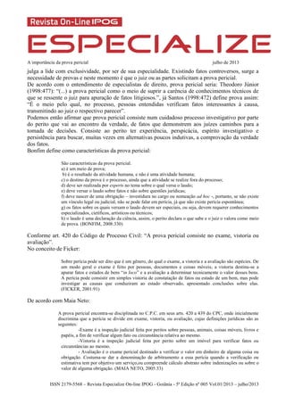 A importancia-da-prova-pericial-121613812 | PDF