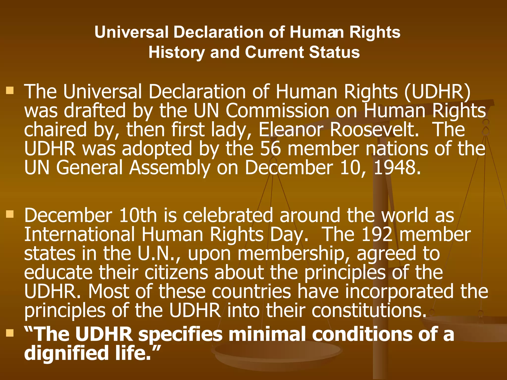 An Introduction To Human Rights | PPT