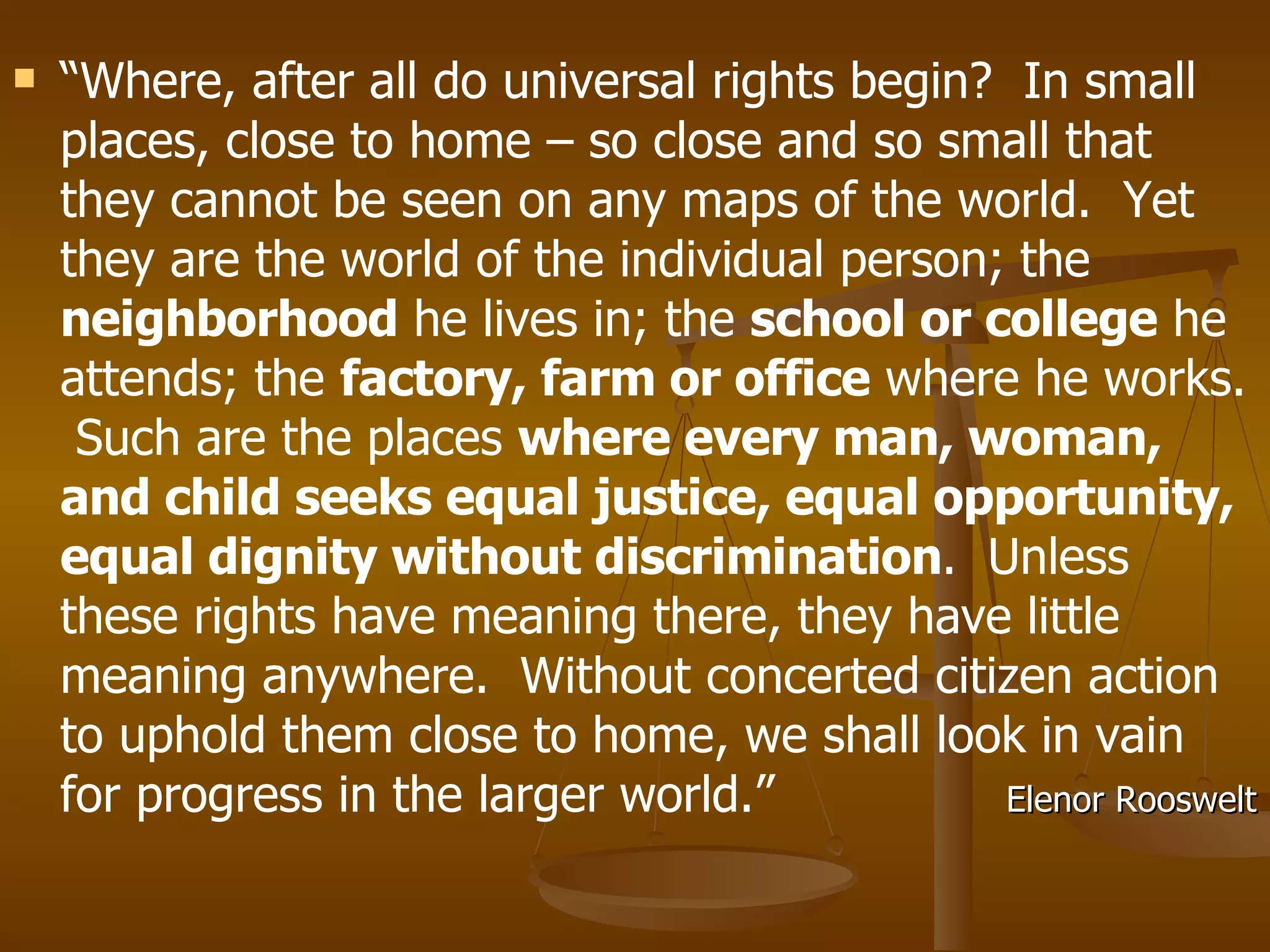 An Introduction To Human Rights | PPT