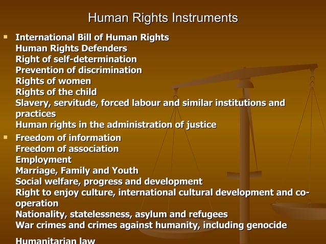 An Introduction To Human Rights | PPT | Religion & Spirituality