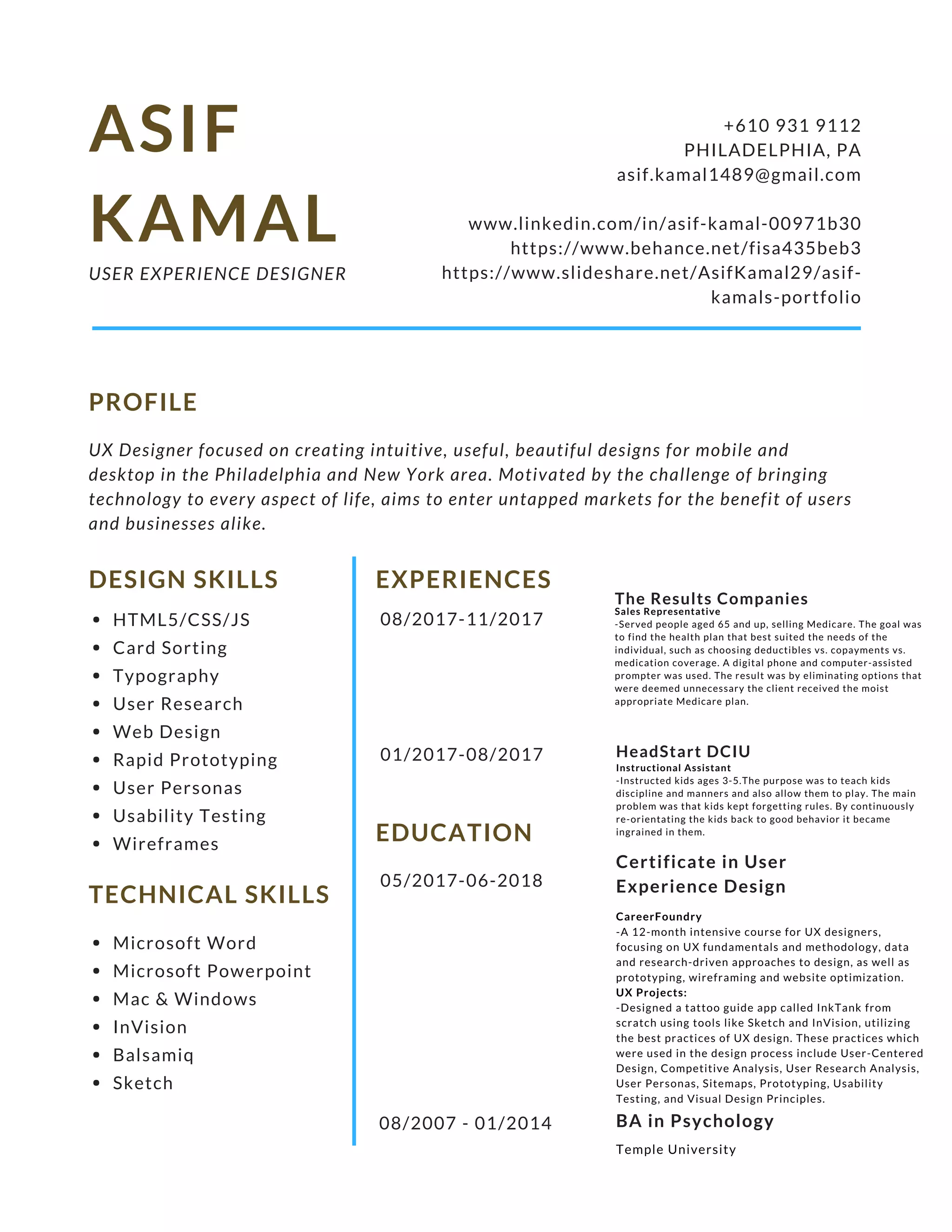 Asif Kamal's Resume | PDF | Computing | Technology & Computing