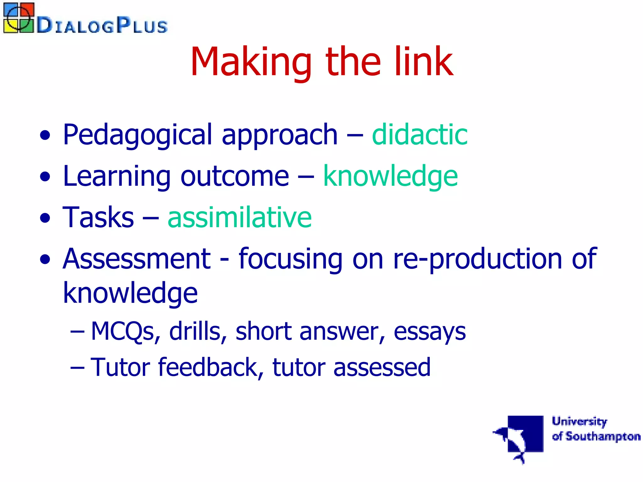 A learning design toolkit for creating effective learning activities | PPT