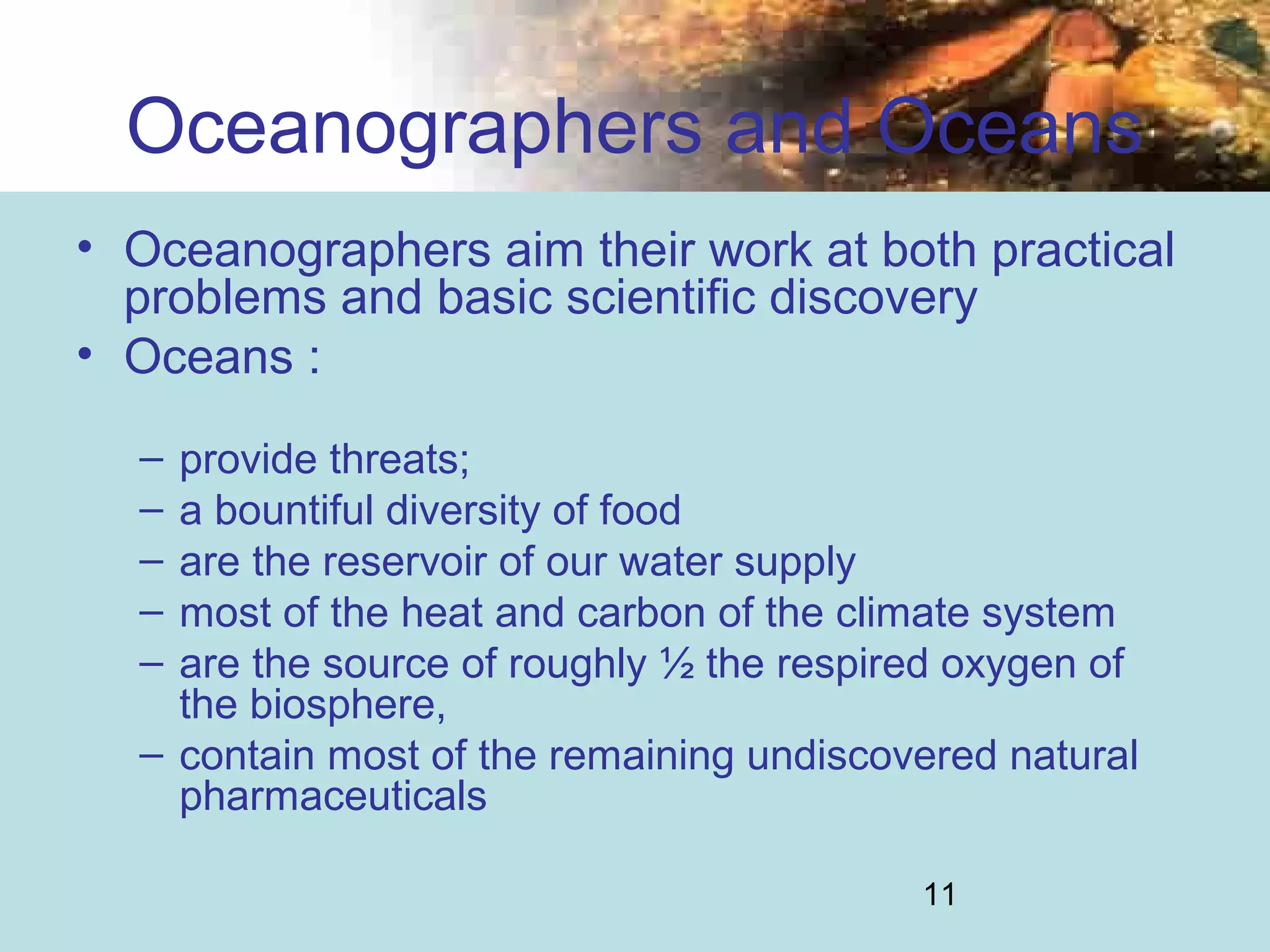 A lec 1 an introduction to oceanography | PPT