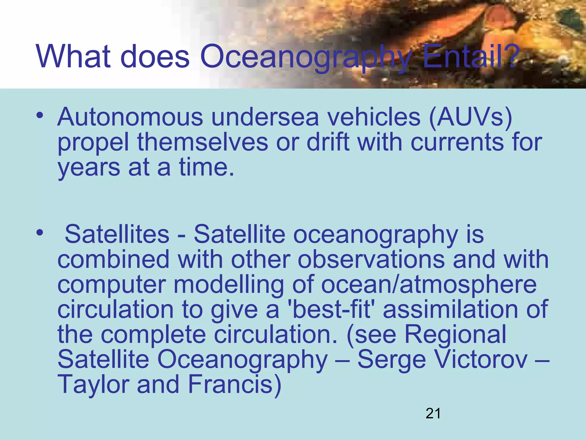 A lec 1 an introduction to oceanography | PPT