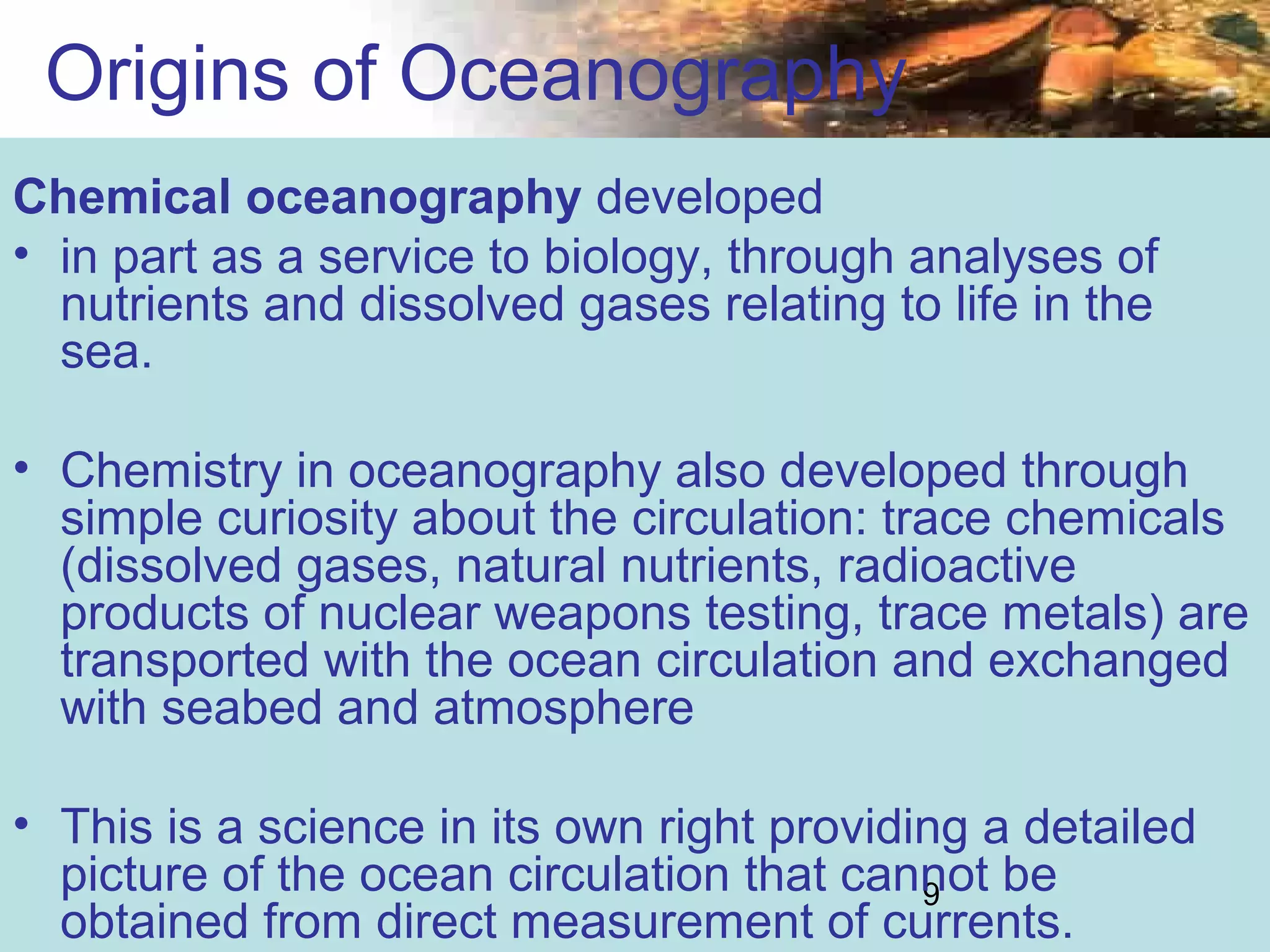 A lec 1 an introduction to oceanography | PPT