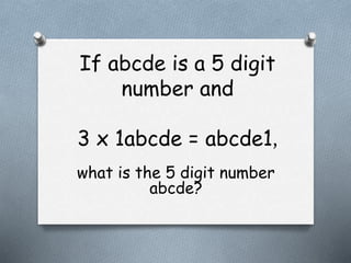 A level Maths challenges | PPTX