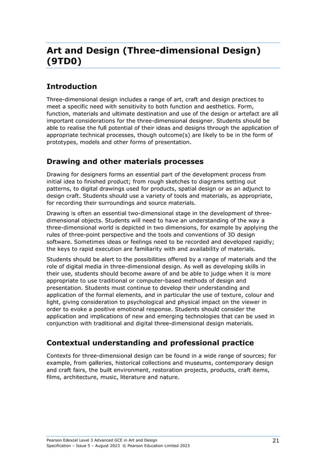 A-Level Art | PDF | Educational Assessment | Education