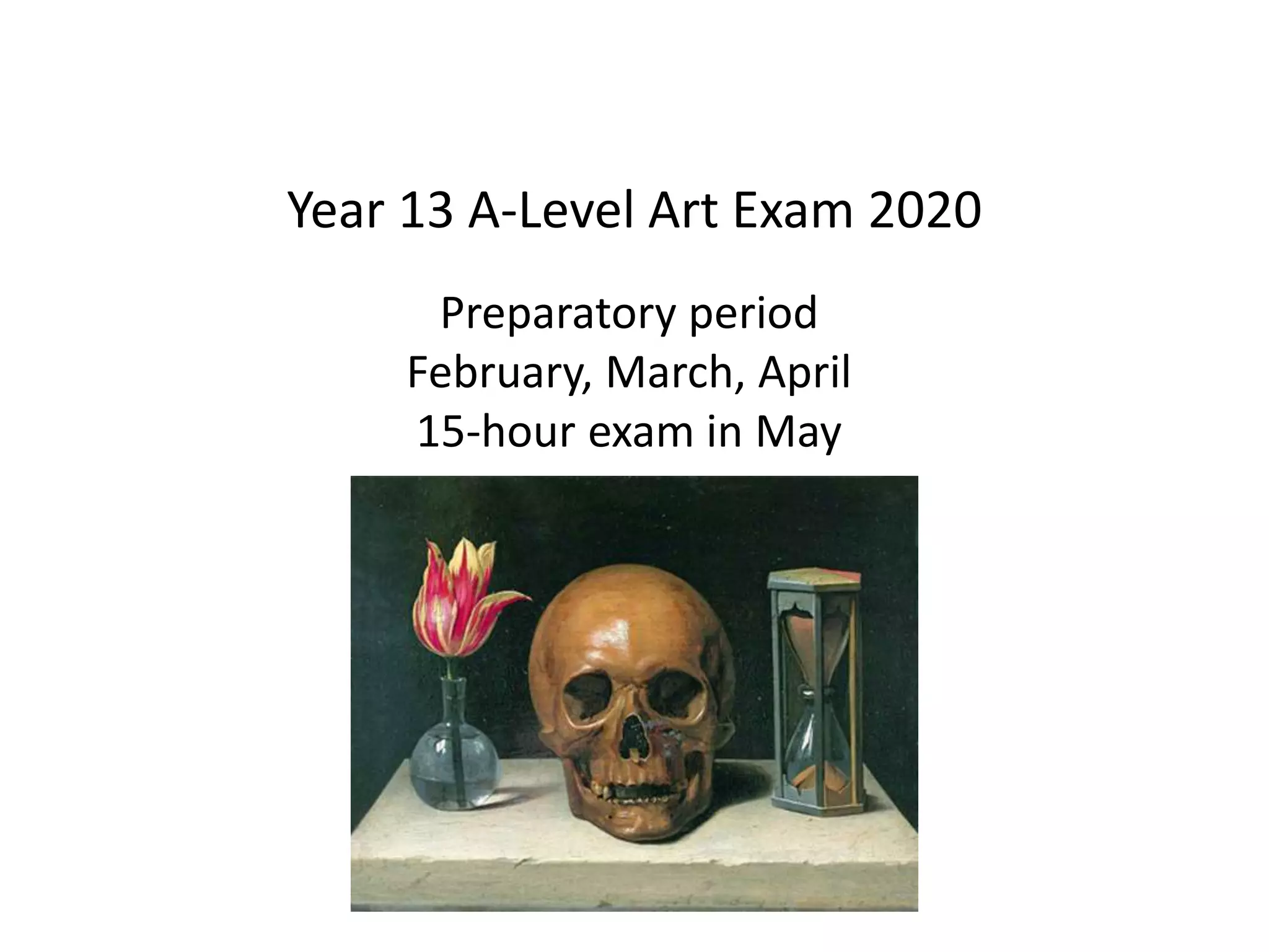 A level art exam 2020 | PPT