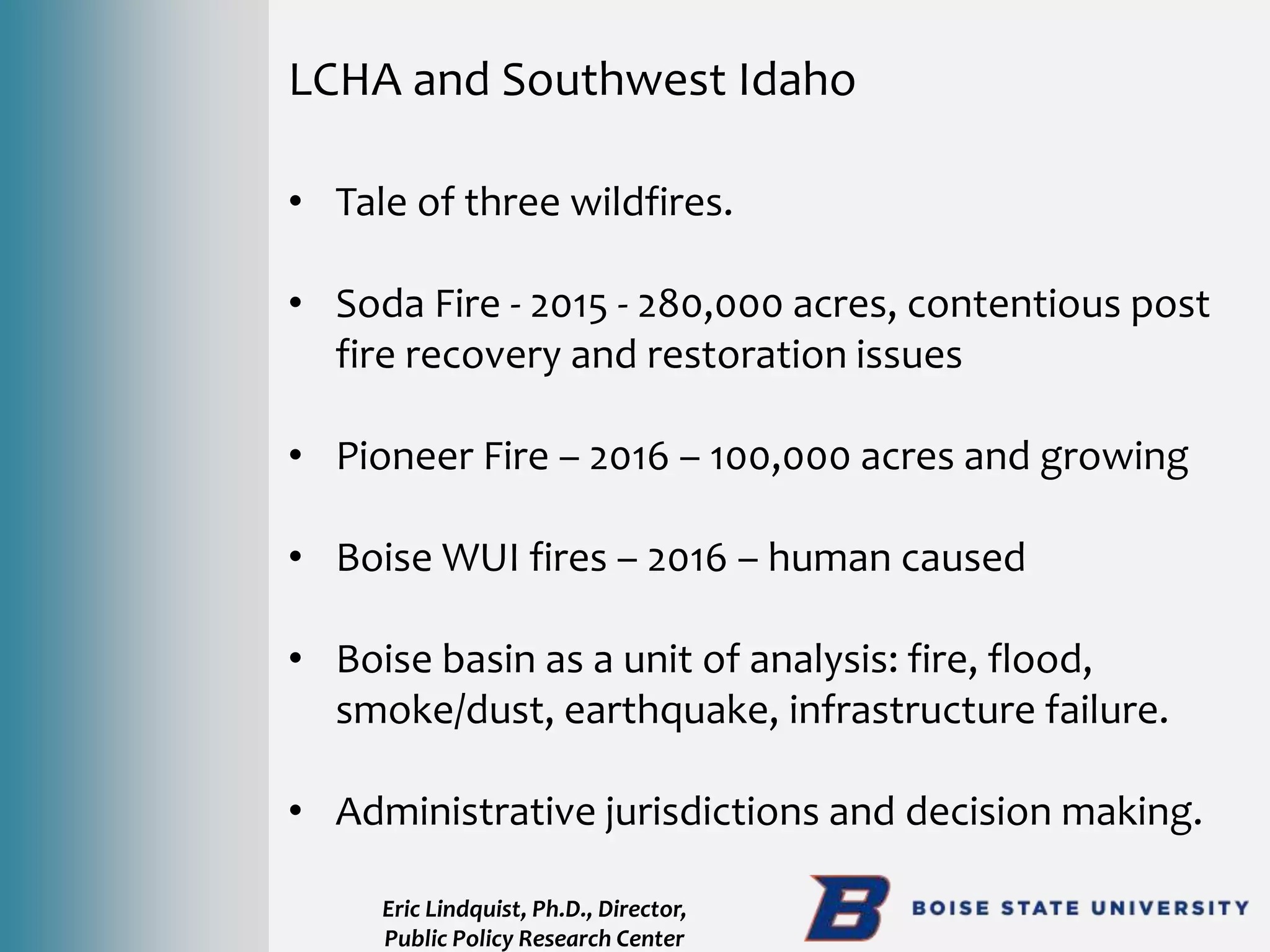 A Life Cycle Hazard Assessment (LCHA) Framework to Address Fire Hazards ...