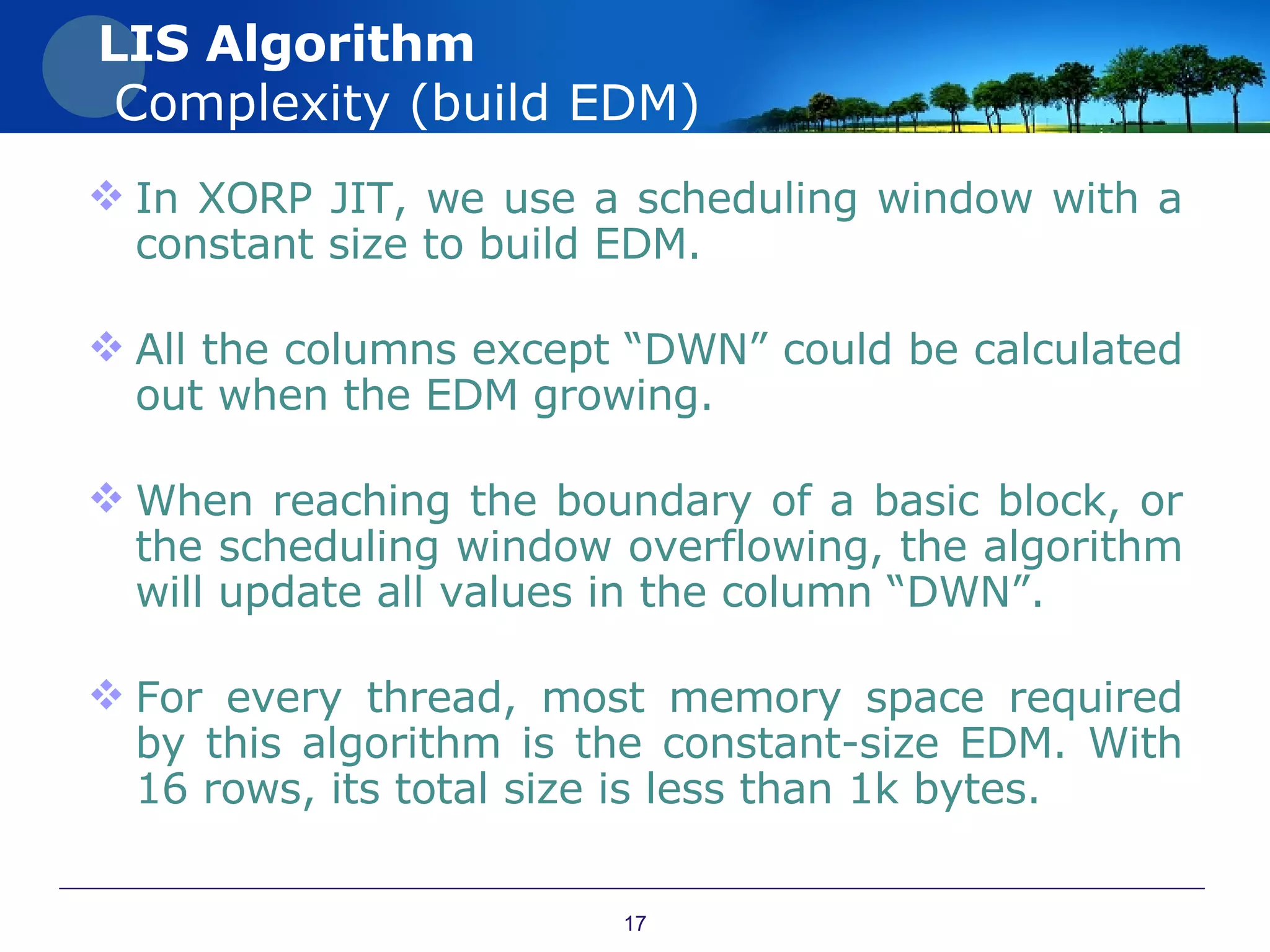 A Lightweight Instruction Scheduling Algorithm For Just In Time Compiler | PPT