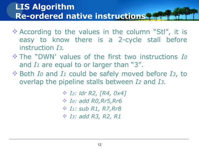 A Lightweight Instruction Scheduling Algorithm For Just In Time ...