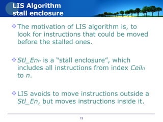A Lightweight Instruction Scheduling Algorithm For Just In Time ...