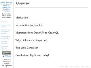 A Link Generator for Increasing the Utility of OpenAPI-to-GraphQL Translations | PDF