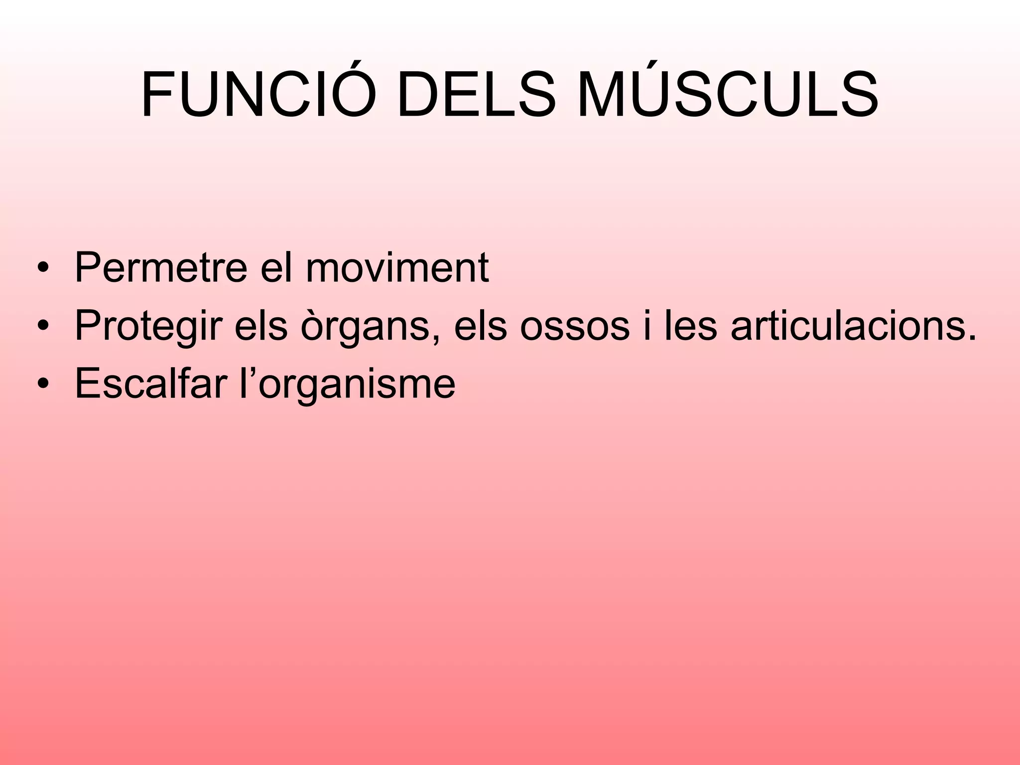 Aparell Locomotor- Músculs | PPT