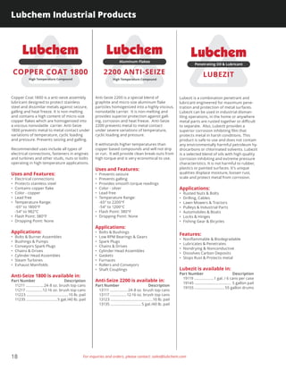 PSC Lubchem Product Guide 2021 | PDF