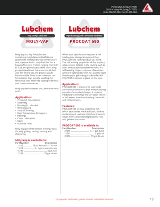 PSC Lubchem Product Guide 2021 | PDF