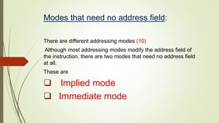 addressing modes | PPT