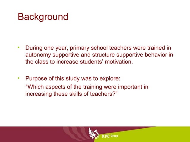 Promoting teachers' supportive behavior effective design principles ...