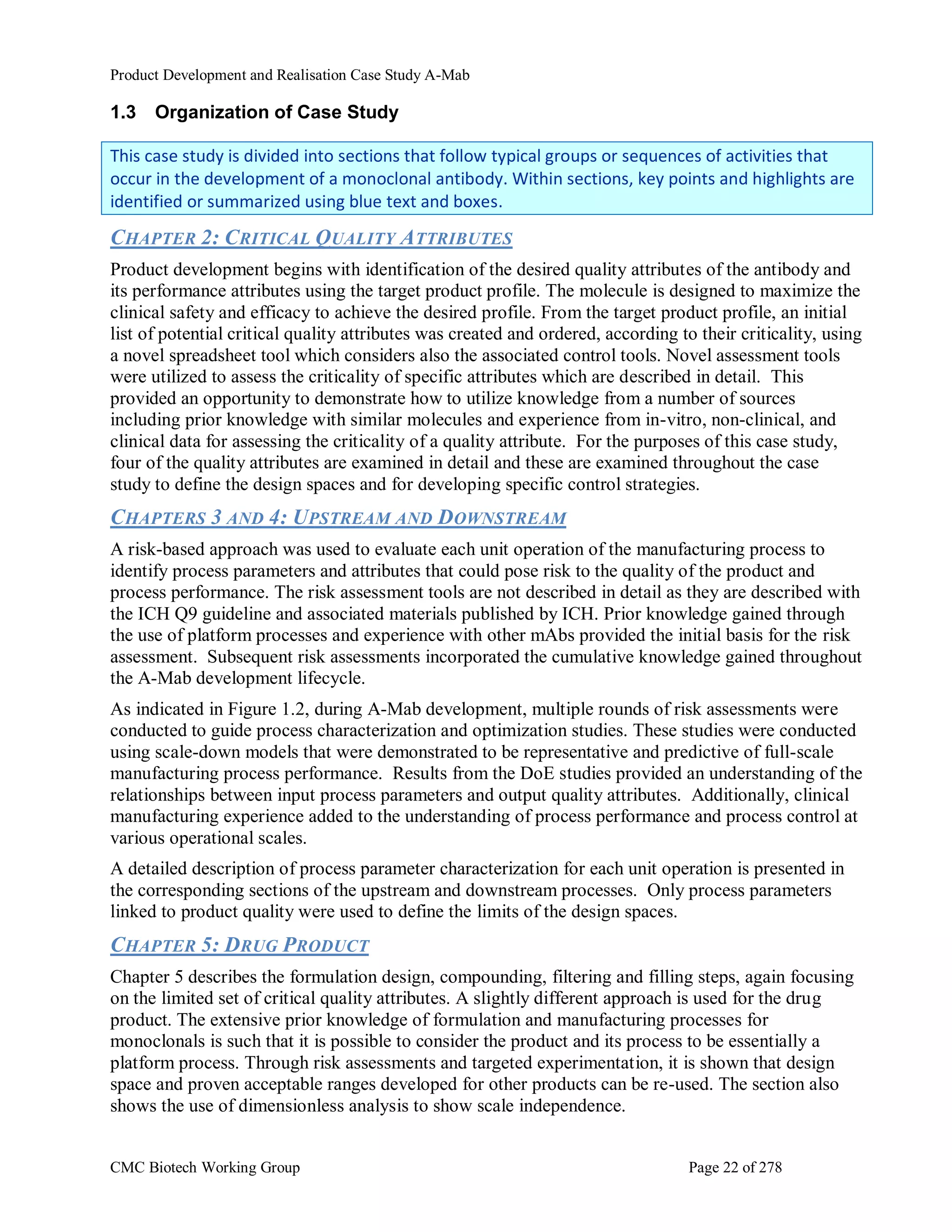 QbD Model Case Study of MONOCLONAL ANTIBODY : A-Mab. | PDF