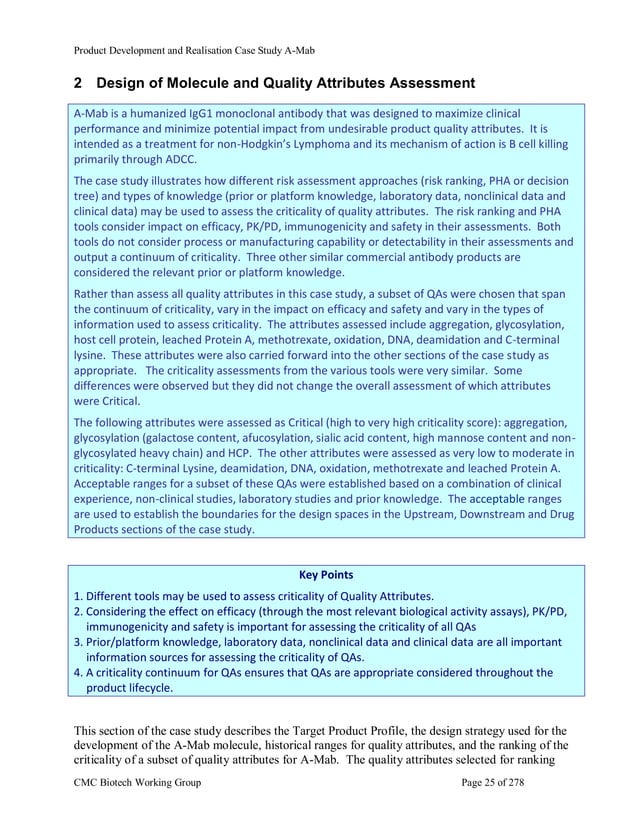 QbD Model Case Study of MONOCLONAL ANTIBODY : A-Mab. | PDF | Biotech ...