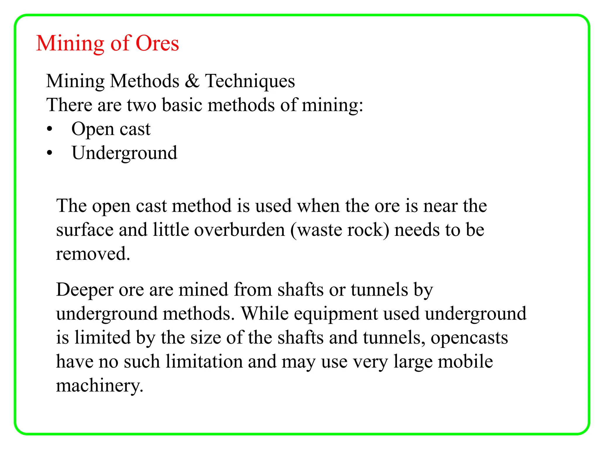 a-Metallurgy and metal extraction mining.ppt
