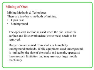 a-Metallurgy and metal extraction mining.ppt
