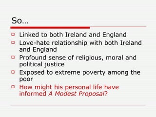 A Modest Proposal | PPT | Christianity | Religion & Spirituality