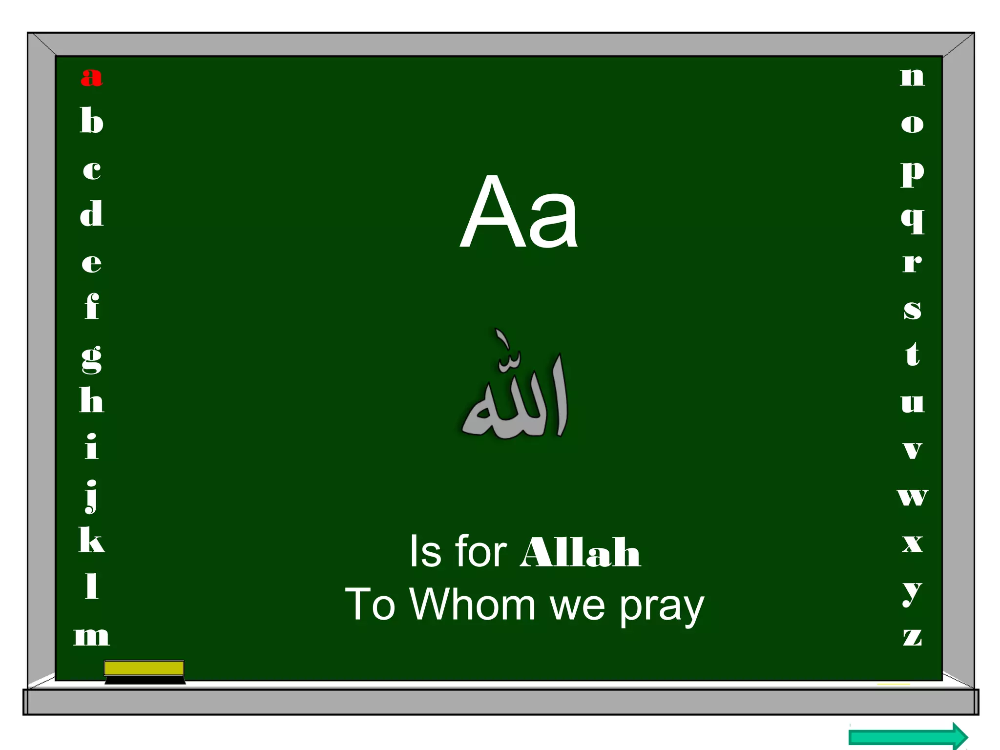 A muslim-alphabet | PPS