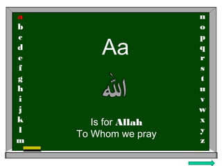 A muslim-alphabet | PPS
