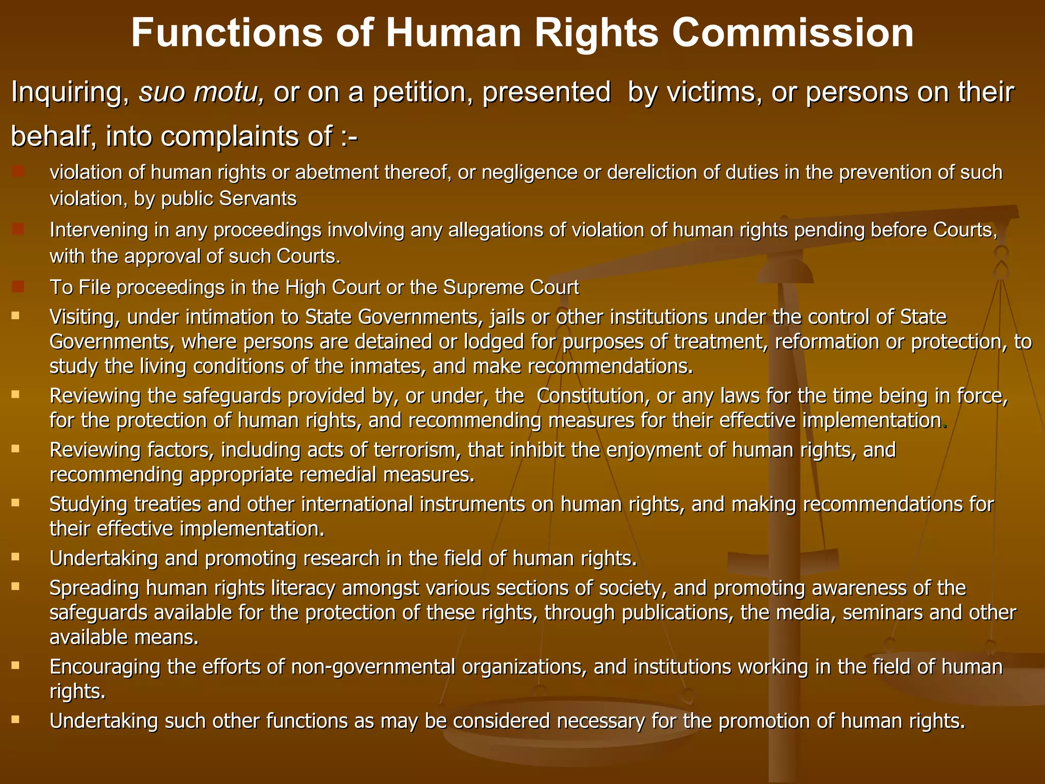 National Human Rights Commission-India | PPT