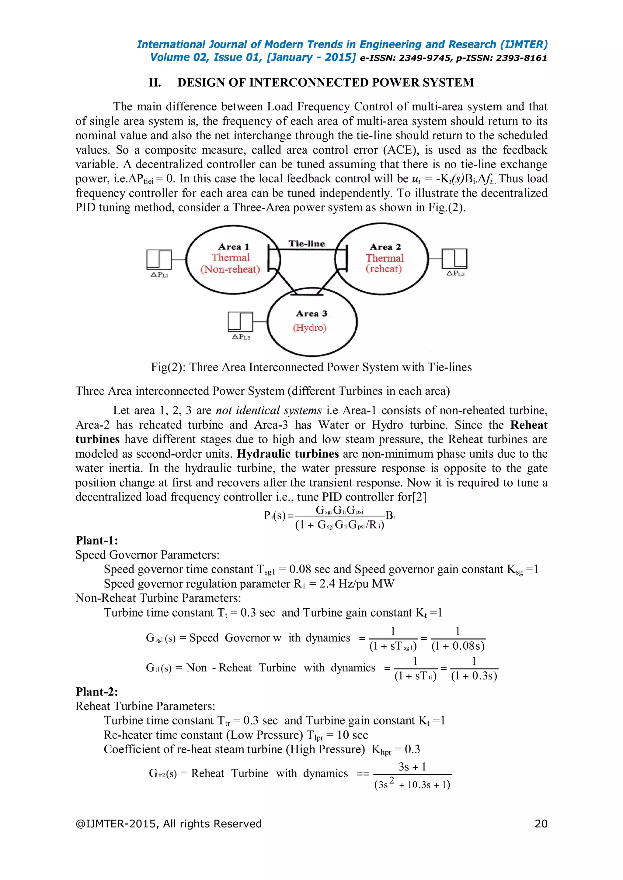 A new approach for Tuning of PID Load Frequency Controller of an ...