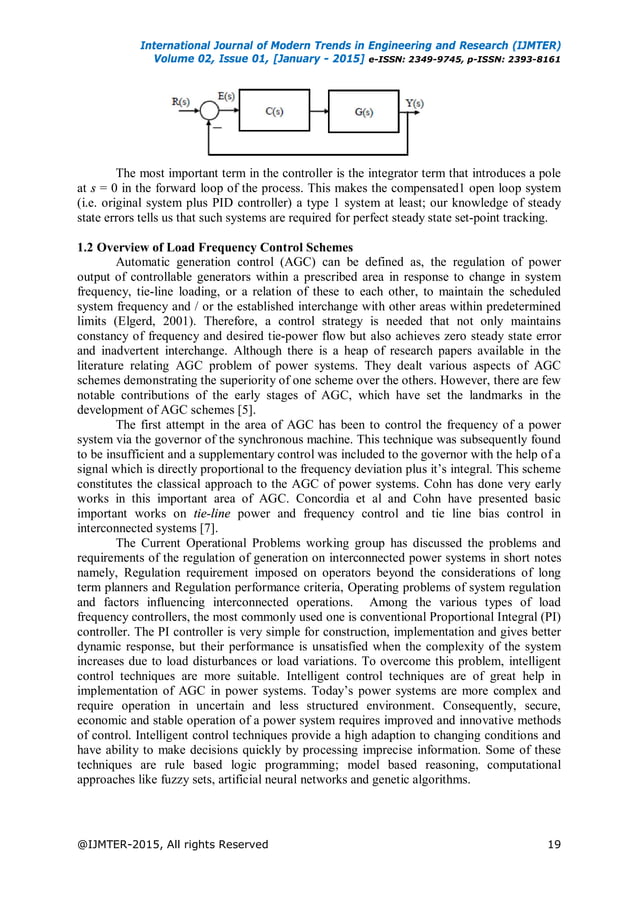 A New Approach For Tuning Of Pid Load Frequency Controller Of An